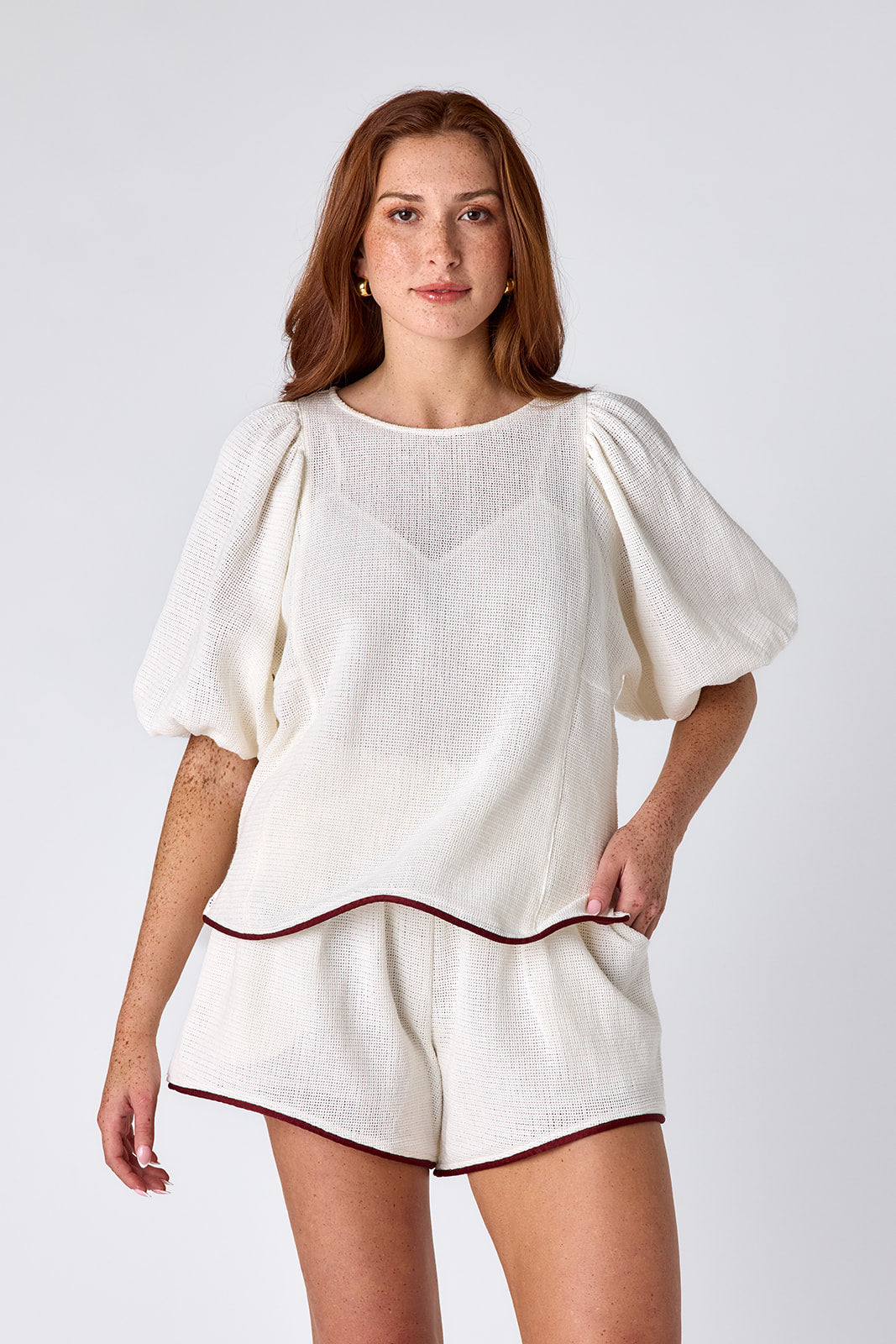 Camden Short in Coconut | CROSBY by Mollie Burch